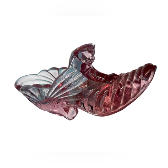 Fenton | Accents | Vintage Fenton Pink Glass Slipper Home Decor Accent ...